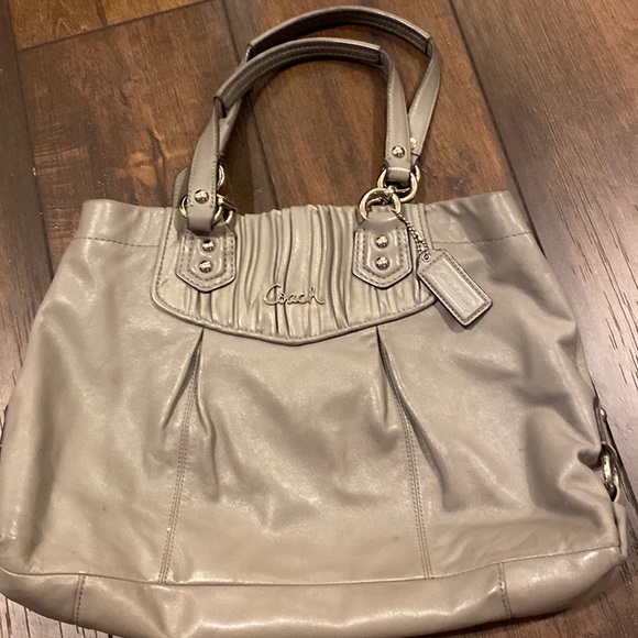 Coach | Bags | Authentic Gray Coach Purse | Poshmark